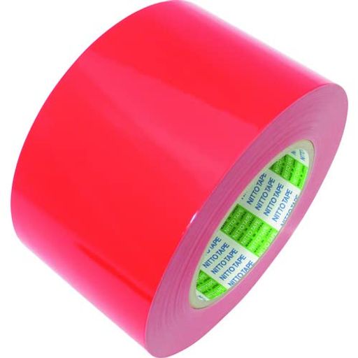 ●色:レッド●幅(mm):100●厚さ(mm):0.16●長さ(m):50●粘着力:12N/10mm●引張強度:50N/10mm●切断にはカッターが必要●材質/仕上:基材:ポリオレフィン系フィルム、粘着剤:ゴム系●原産国:日本●コード番号:...