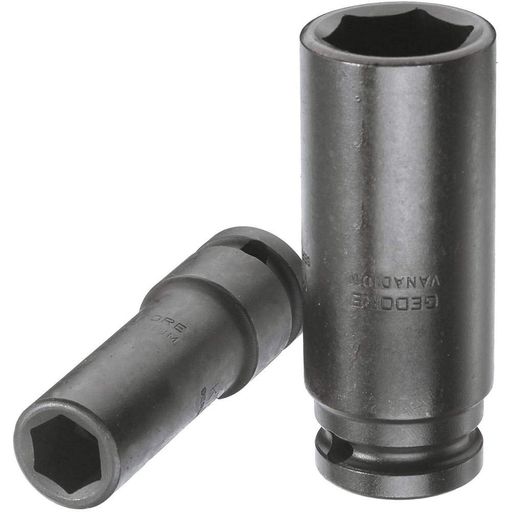 差込角(mm) : 12.7 全長(mm) : 77 対辺寸法(mm) : 16 タイプ : ロング 仕上げ : ガンメタル 素材 : 特殊クロムバナジウム鋼