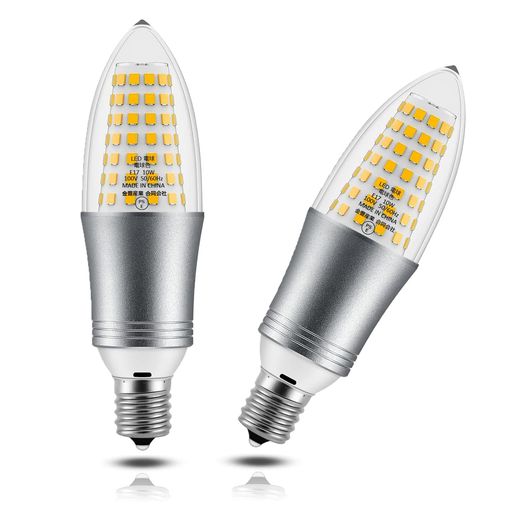 シャンデリア 【商品仕様】◉口金:E17 ◉サイズ:φ3.5*高さ12mm ◉消費電力:10W (100W形相当) ◉入力電圧:AC100V(50/60HZ) ◉全光束:1200LM◉色温度:電球色3000K◉CRI:大きいか等しい85RA...
