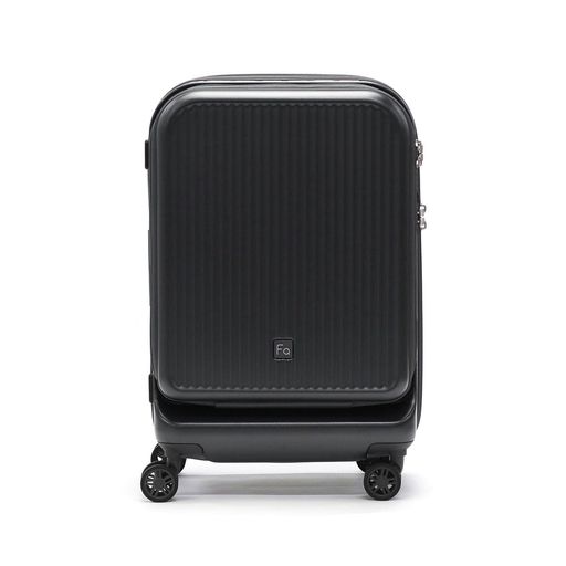 カラー:ダークグレー 素材:ポリカーボネート サイズ:横34cmx縦48cmx奥行25cm総外周:横35cmx縦54cmx奥行25cm=114cm 重量:約2.32kg容量:約33L 内装フロントルーム:ファスナーポケット(メッシュ)x2P...