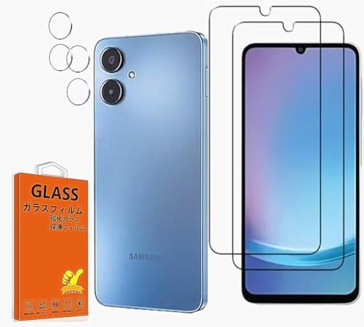 【対応機種·簡単に貼り付け】Galaxy A25 5G 専用ガラスフィルム 【製品包装】強化ガラスフィルム*2 カメラフィルム*2 スクリーンクリーニングキット*2 【高感度、99.9%透過率】最新の ラウンドエッジ加工技術を採用した携帯電...