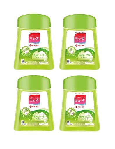 モイスチャライジング 販売名:ミューズ ノータッチ泡ハンドソープ 詰め替え 種類:泡ハンドソープ(詰め替え) 内容量:250ml (約1000回分)x 4個 香り:キッチン 原産国:中国 「薬用せっけんミューズノータッチ泡ハンドソープ自動デ...