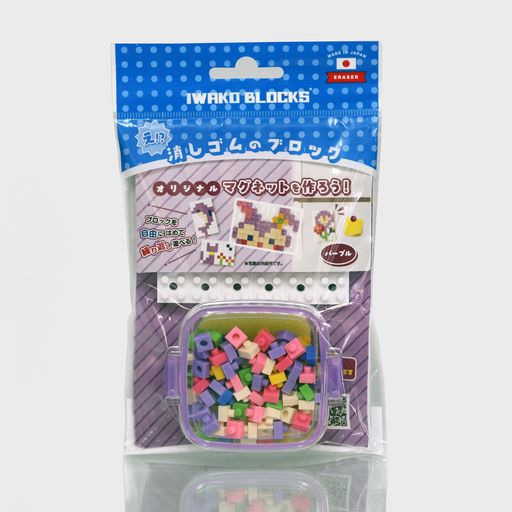 【サイズ】W12xH17.5xD2.9cm 【セット内容】つぶけしパーツ100粒/マグネット付きベース板/収納ケース 【完成品サイズ】86x57mm 消しゴムでできたブロック『けしブロ』を使って自分だけのオリジナルマグネットが作れます!同梱...