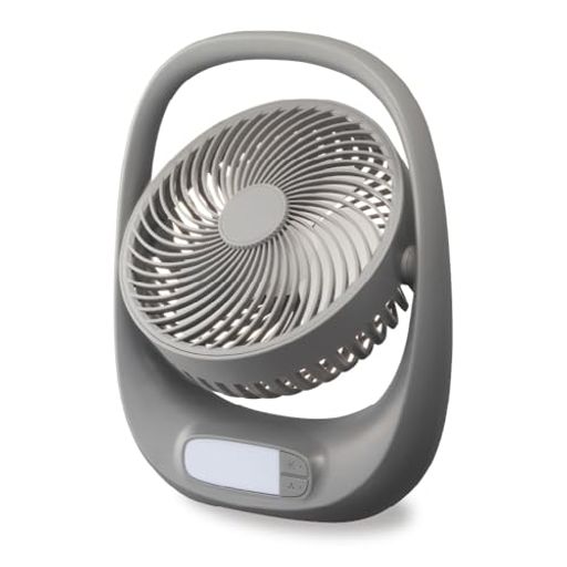 薄さ8cmのどこでも持ち運べる扇風機。キッチンやベランダで活躍。 持ち運んでどこでも使える。軽量+大型ハンドルで持ち運びラクラク。LEDライト調光機能2段階。 お手入れ簡単。前ガードを外して掃除ができる。 2電源対応。充電式で使えるほか、付...