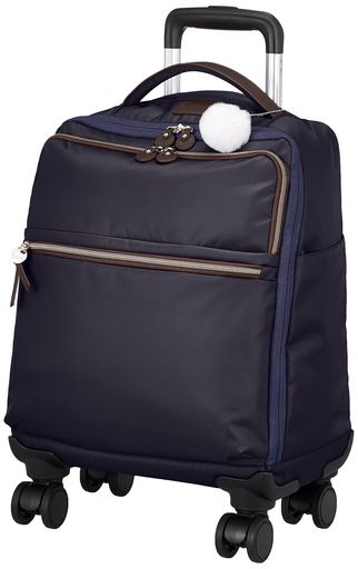 【外寸】:高52x幅34x奥行23cm 【総外寸】:109cm キャスターストッパー付 安定走行の双輪キャスター 静音キャスター