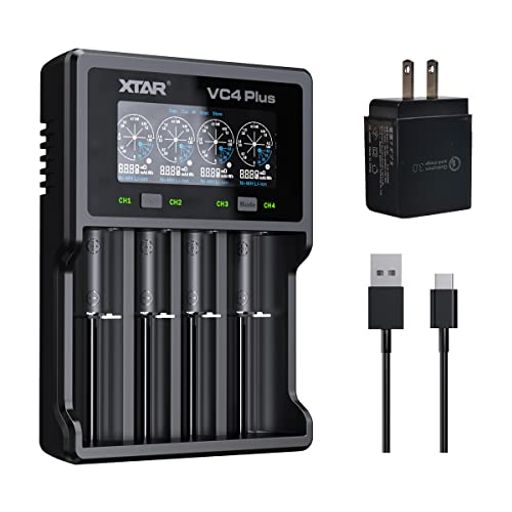 【3A急速充電】XTAR QC3.0アダプタとUSB急速充電ケーブルを搭載し、1本のバッテリーで充電すると最大3Aの充電電流になる。(3A急速充電に必要な条件:1QC3.0 18Wの電源アダプターを使用する2充電電流を3000 mAに調整す...