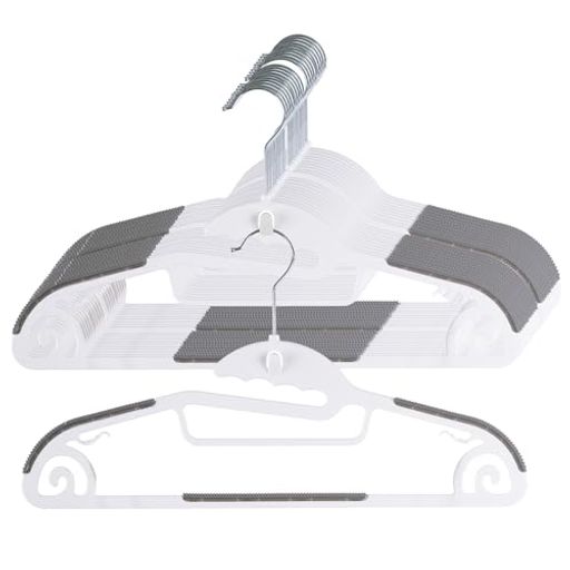 【デザイン】人間工学設計なので、掛け服をシワにくいです。S型の首元の切込みのデザインで、襟ぐりを保護して変形しにくく、服が便利に掛けられます。Tシャツ、セーター、コート、スカート、洋服はもちろん、ズボン、タオル、マフラーでも大丈夫です。ハン...