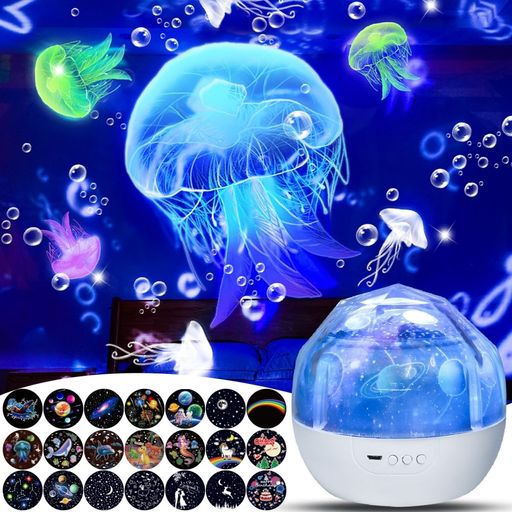 【プラネタリウム家庭用】グレードアップした家庭用プラネタリウムライトを発売!マジックダイヤモンドような可愛らしい形状を採用大人も子供も大満足。家庭用プラネタリウムとして自分の家に星空と海を眺める。ロマンチックなナイトライトおよび屋内装飾ライ...
