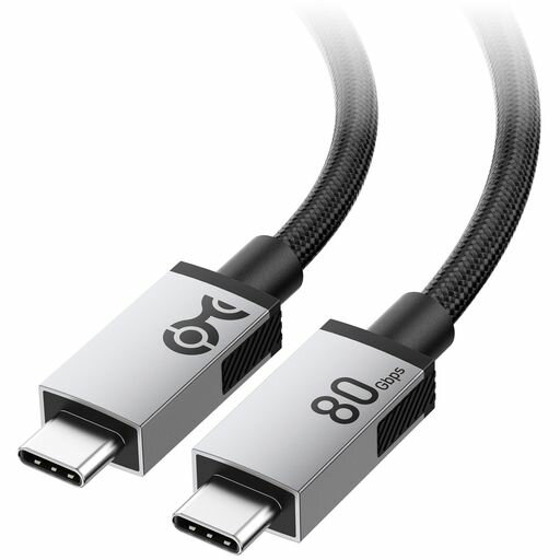 【次世代 USB4 V2.0 性能(80Gbps)】このプレミアムUSB4ケーブルは、次世代のデータ転送、ディスプレイ出力、パワーデリバリーを最大80Gbpsの帯域幅で提供します。USB4 V2.0規格に完全準拠し、Thunderbolt ...