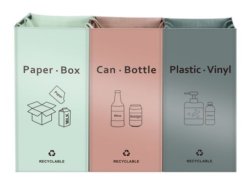 🌺【多目的】-ハンドルの下に黒いプラスチックのストライプを挿入してください。実際に袋の形を保っており、使用前に挿入する必要があります。ごみ箱であるだけでなく、ランドリーバスケットでもあります。室内用リサイクルバッグの色は、ピ...