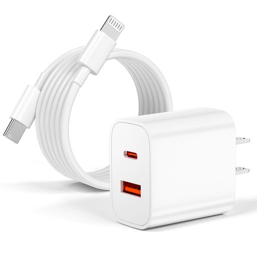 【PD20W-iphone充電器セット】弊社のPD20W急速充電器はPowerDelivery規格に対応しておりQC3.0USB-C電源アダプタは最大出力が20Wでき、ForiPhone14なら、ただ30分間で50%にも充電でき、従来品の充...