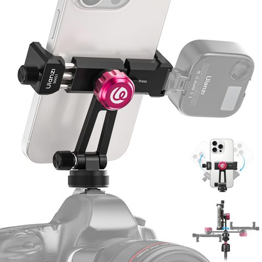 【高い汎用性】三脚携帯マウントは65mmから90mmまでの範囲内での使用に適用です。2種類のクリップ調整方式、iPhone17モデルも17ProMax大型モデルも、どちらも軽々と使いこなせます。スマホの固定が簡単で迅速、ほとんどのスマホのク...