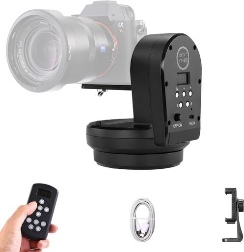 【360°回転可能自動電動雲台】:自動電動雲台であり、カメラやスマートフォンを取り付け、自動的に360°回転する機能を持っています。これにより、パノラマ撮影や動画撮影がスムーズに行えます。 【2.4Gワイヤレス制御リモコン雲台】:2.4GH...