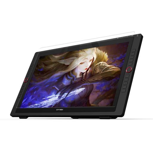 対応機種:Artist24Pro。 サイズ:563.7*343.5mm。2枚入り。 Artist24Pro本体に貼り付けたフィルムと同じ質感の保護フィルムです。