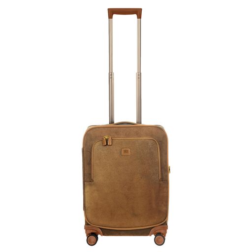 小物収納に便利なポケット付きのスーツケース 【本体サイズ】H55xW40xD23cm 【容量】45L 【重量】3.3kg