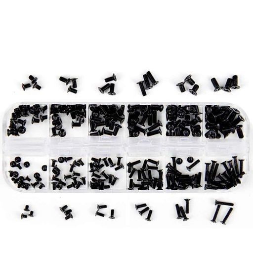 【サイズ】M2*3mm/M2*4mm/M2*5mm/M2*6mm/M2*8mm/M2*10mm/M2.5*4mm/M2.5*5mm/M2.5*6mm/M2.5*8mm/M3*5mm/M3*8mm(注意:本製品は皿ネジ。) 【素材】優れたさび...