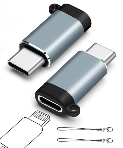 充電とデータ転送を同期:Lightning-USB-Cアダプタは充電とデータ転送を同時にサポートし、統合されたスマートチップは高速性と安定性を保証します。日常のニーズを満たします。 高速転送:480Mbpsのデータ転送速度をサポートし、高速...