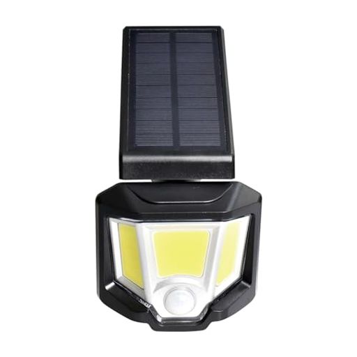 屋外 【ソーラー式センサーライト】パネル一体型ソーラー発電式センサーライトです。ソーラー発電式なのでコンセントがない場所に設置できて、電気代もかかりません。 【2か所可動で角度自在】光が均一で見やすいCOB LED搭載。本体側面にもLEDを...