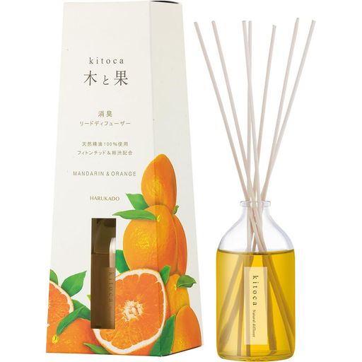 厳選したナチュラルな素材を集めた消臭リードディフューザー