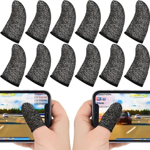 【パッケージ内容】ゲーミングフィンガースリーブは12枚入り、毎日の使用と交換のニーズを満たすのに十分な量です。 【快適な素材】ゲーミングフィンガーカバーは導電性の銀繊維とスパンデックス素材で作られており、携帯電話の画面に対してより敏感で快適...
