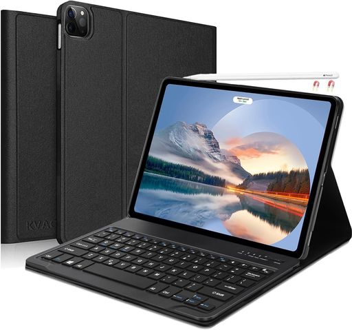 【 Pro12.9インチ/Air13インチ用キーボードケース】:高品質の pro 12.9 キーボードケースは、 Pro 12.9 "第6世代2022(モデル:A2436/A2764/A2437/A2766) Pro 12.9 "第5世代2...