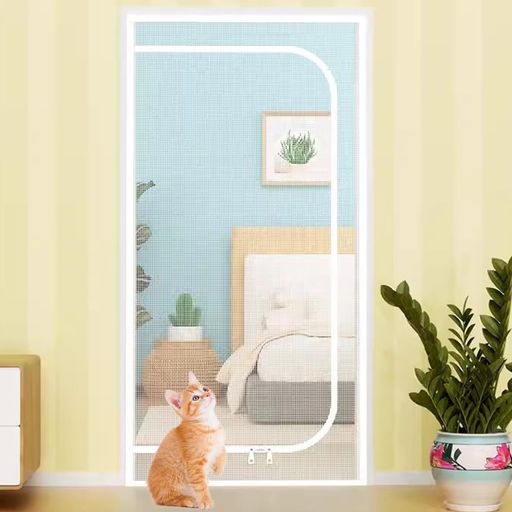 インドア、屋外 星(塗り潰し)【サイズと適用場所】80*210cm(幅広さ*高さ)、本品は多サイズが選択でき、中小型ペットに対応し、猫や犬、うさぎなどの小動物も赤ちゃんも使用できます。また、屋内や屋外、リビングルーム、バルコニー、玄関、庭、...