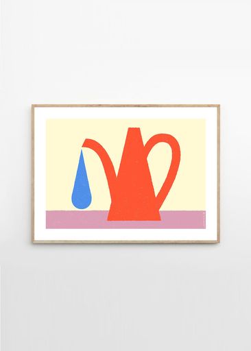 ジークレープリントという手法でPOSTERCLUBのために特別に作成されています。ジークレープリントとはフランス語で「吹き付けて色を付ける」という意味で、版を用いずに刷り上げるのが特徴です。デジタルデータを上質なナチュラルアート紙に印刷して...