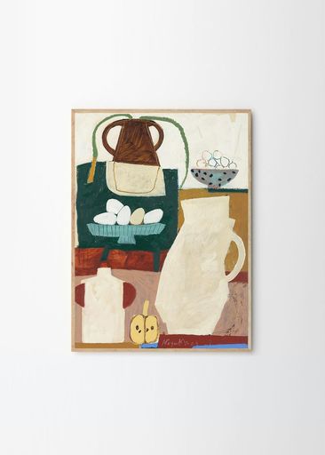 ジークレープリントという手法でPOSTERCLUBのために特別に作成されています。ジークレープリントとはフランス語で「吹き付けて色を付ける」という意味で、版を用いずに刷り上げるのが特徴です。デジタルデータを上質なナチュラルアート紙に印刷して...