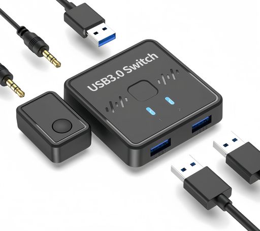 【USB 切替器 】このUSB3.0切替器は、2台のパソコンで1台のUSB機器を共有し、2台のUSB機器で1台のパソコンを共有することができます。また、プリンターやスキャナーだけでなく、外付けHDDやUSBメモリーをUSB切替器で切り替える...
