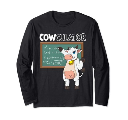 算数とダジャレが好き?それなら、この牛の数学の服がぴったりです。黒板の上で数式を計算している牛が描かれています。また、面白い単語ゲーム「カウキュレーター」もあります。 おかしなカウキュレーターの服は、数学が大好きな人にぴったりのギフトです。...