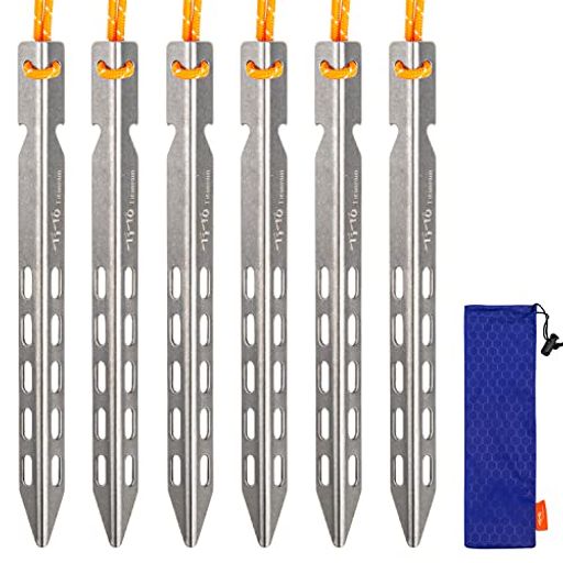 晴れマークペグ仕様:10*160MM/13G,14*160MM/16G,Y字14*160MM/25G;ペグロープ付きで、テントに取り付け易く、かつ抜きやすい。 晴れマーク材質:チタン合金材質で、非常に丈夫で変形しにくく、硬い土壌でも挿入しや...
