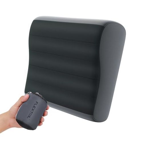 【小型で軽量】重さはわずか160gで、当社のポータブルエアポンプとほぼ同じ重さです。エアピローは持ち運んだり、バックパックに入れたりできます。折りたたんだ後の体積はわずか13.5x8.6cmで、車、電車、飛行機などさまざまな旅行に最適です。...