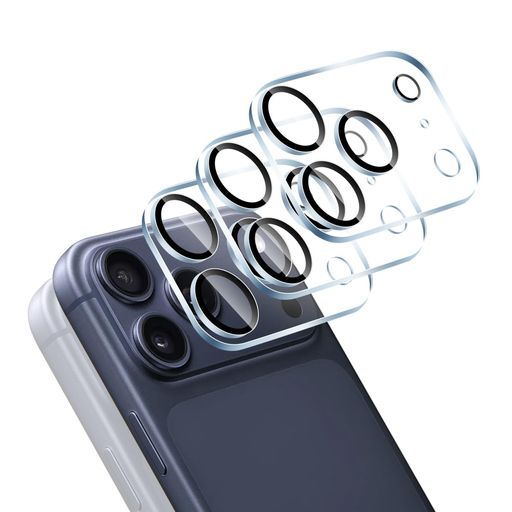 👑【対応機種】本製品は対応iPhone17pro(3枚)カメラ保護フィルム、素材に日本製の旭硝子を採用。購入前に、機種を確認していただきますようお願いいたします。 👑【9H硬度・全面被覆・飛散防止】携帯カメラ...