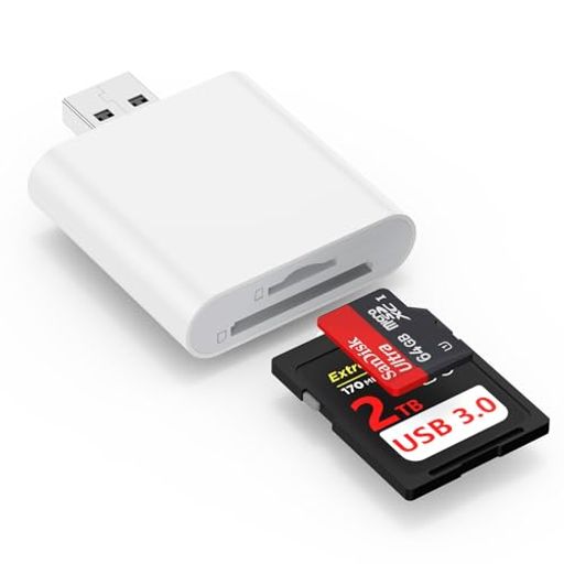 【USB3.0高速転送】:SDカードリーダーはUSB3.0対応で最大5Gbpsの高速データ転送が可能です。写真・動画・音楽・各種ファイルもスムーズに転送でき、大容量データのバックアップや整理も効率的に行えます。日常使用からビジネスまで幅広い...