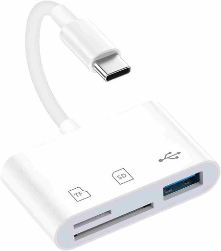 3-in-1機能:SD/TF/USBに対応したマルチカードリーダー。スマートフォン、タブレット、PCなど、Type-C端子搭載機器で使用可能 プラグアンドプレイ:アプリのインストール不要で、接続するだけですぐに使用可能。写真、動画、各種ファ...
