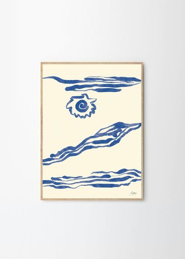 ジークレープリントという手法でPOSTERCLUBのために特別に作成されています。ジークレープリントとはフランス語で「吹き付けて色を付ける」という意味で、版を用いずに刷り上げるのが特徴です。デジタルデータを上質なナチュラルアート紙に印刷して...