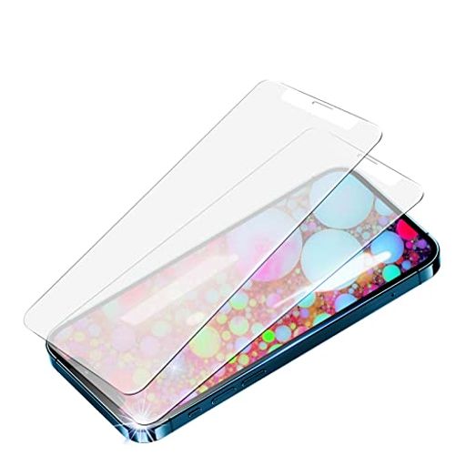 【対応機種】iphone12/iphone12pro(6.1インチ)用。MINIKAのiPhone12/12pro用フィルム液晶の光る部分にぴったりフィットします。高いの光透過率で、高精細画面の美しさはそのまま、写真などを綺麗に映すことがで...