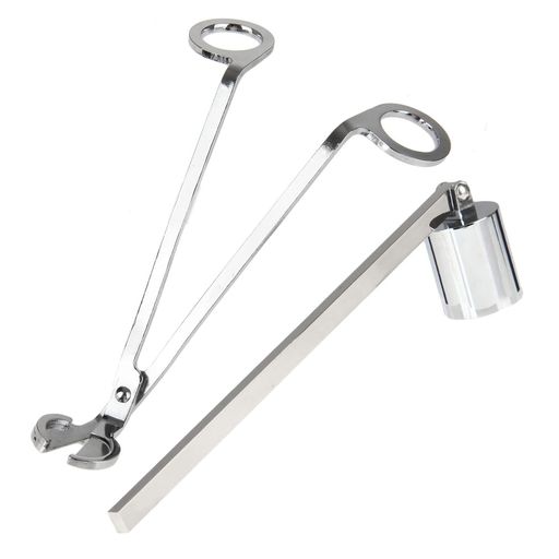 【ステキなデザイン】長いハンドルは安全にキャンドルの芯を消すことができて、ワックスのスプレーややけどを防止されます。ロウソクの炎の真上に置いて消灯することができます。広い回転ヘッドはロウソクを多角的に触ることができ、吹くよりも安全です。 【...