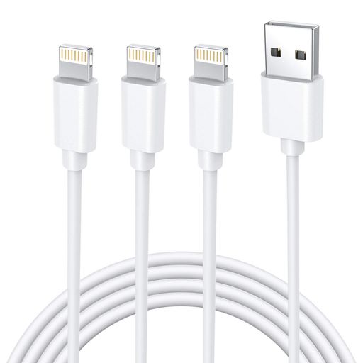 【純正品・MFi認証】iPhone充電コード1.8Mが認可を証明するチップが与えられており、あらゆるライトニング端子の機器に完全に対応していることが保証されています。iOSシステムのアップデートに適応して継続使用可能です。 【便利な3本セッ...