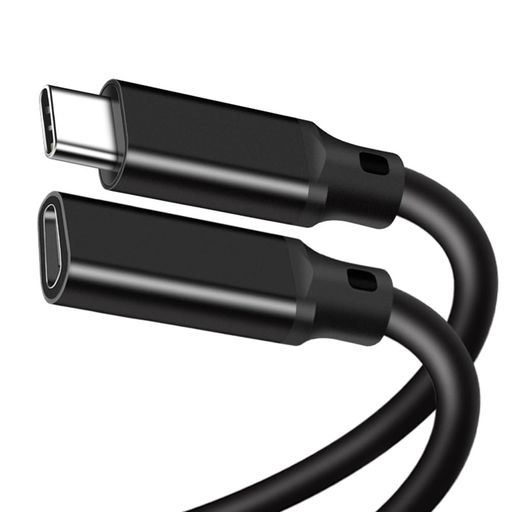 タイプC USB3.2 Gen2 Cオス-Cメス延長ケーブルサポート4K@60HZレート10Gbps 4K高精細画質を楽しむ:USB-Cインターフェイスモニタを接続し、最大3840*2160 60HZをサポートし、10Gbpsレート伝送で解...