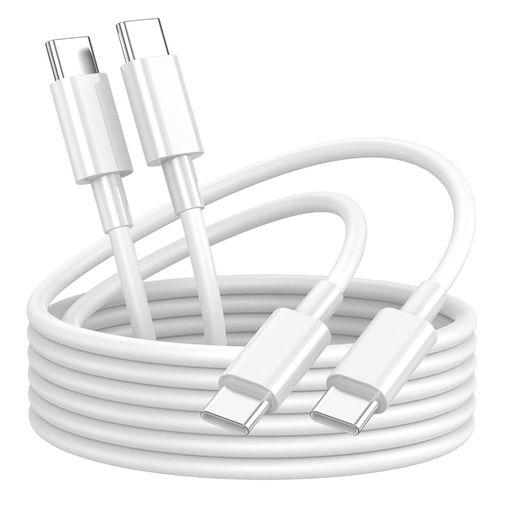 【2本セットUSBC-C充電ケーブル】iPhone充電ケーブルは最大5V/3Aに急速充電可能です。採用された高品質な銅線は電気抵抗が低く、充電時間を短縮してくれます。また、ケーブルのコネクタは耐熱アルミニウム合金端子を採用しており、導電率が...