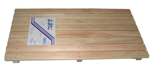 商品サイズ:幅290x奥行540x高さ22mm 重量:600g 材質:桧 原産国:日本 流し台で洗物をするのに便利です 水に強い桧材を使用しています