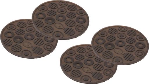 本体サイズ:約10x10x0.2cm 材質:シリコーンゴム 原産国:中国 セット内容:2枚入りx2