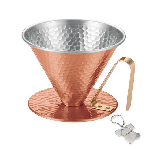 素材/本体:純銅、内面:錫メッキ、外面:クリア塗装、ハンドル:真鍮