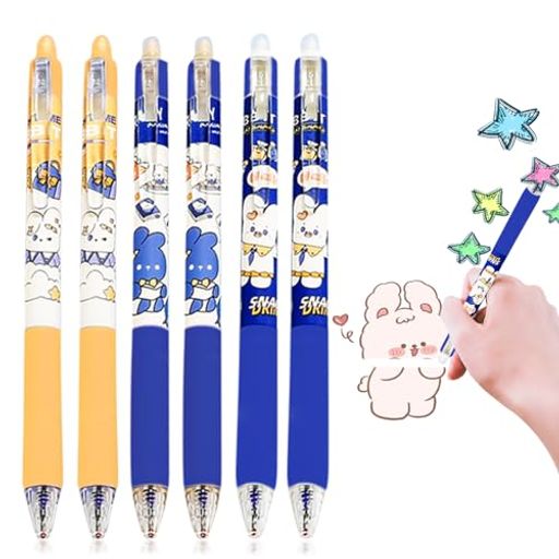 製品仕様:消せるペン、ボール径0.5mm。消せるペン 6 本,複数人や長期使用のニーズにも対応できます。さまざまなペン本体は、さまざまなメモやタスクを分類するのに役立ち、より整理された書き心地を実現します。 消去可能:ペンの先をこすって摩擦...