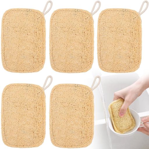 セット内容:天然ヘチマスポンジ 5枚セット;種類:二層タイプ;サイズ:長さ11cm*幅7cm;注:ご自身とご家族の健康のため、2ヶ月に一度は交換することをお勧めします。ヘチマは自然栽培のため、サイズや色に若干の違いがあります。 水で柔らかく...