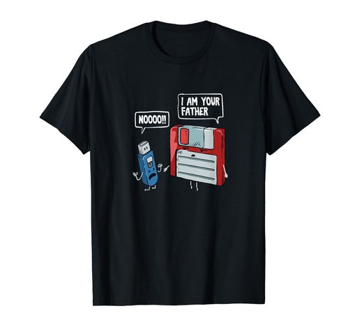 フロッピーディスク:私はあなたの父です-USBフラッシュドライブ:Noooo !! フロッピーディスクとUSBフラッシュドライブのギフトは、面白いコンピューターミームを本当に楽しんでいるコンピューターオタクやオタクにぴったりです。
