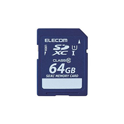 メモリ規格:SDXCClass10 インターフェイス:SD 最低保証速度:10MB/sec 外形寸法:幅24.0mmx高さ32.0mmx奥行2.1mm 重量:約2.0g 保証期間:1年(データ復旧サービス含む)
