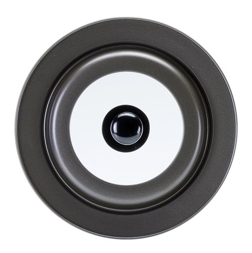 サイズ:約220x220x45mm 本体重量:230g 素材・材質:鉄(板厚0.35mm)、表面加工/フッ素樹脂加工、ツマミ/フェノール樹脂、ガラス窓/全面物理強化ガラス 原産国:日本