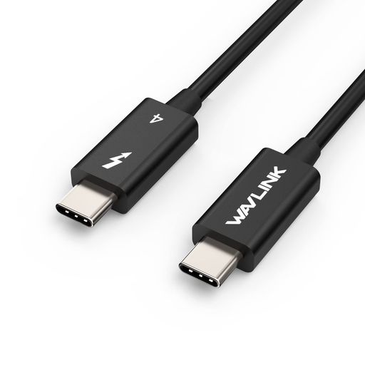 【Thunderbolt認定100W充電】:双方向で100W(20V/5A)の電力供給を保証するThunderbolt認証。WAVLINKThunderbolt4ケーブルは高速充電器(別売り)と共に使用すると、接続したデバイスを安全かつ確実...